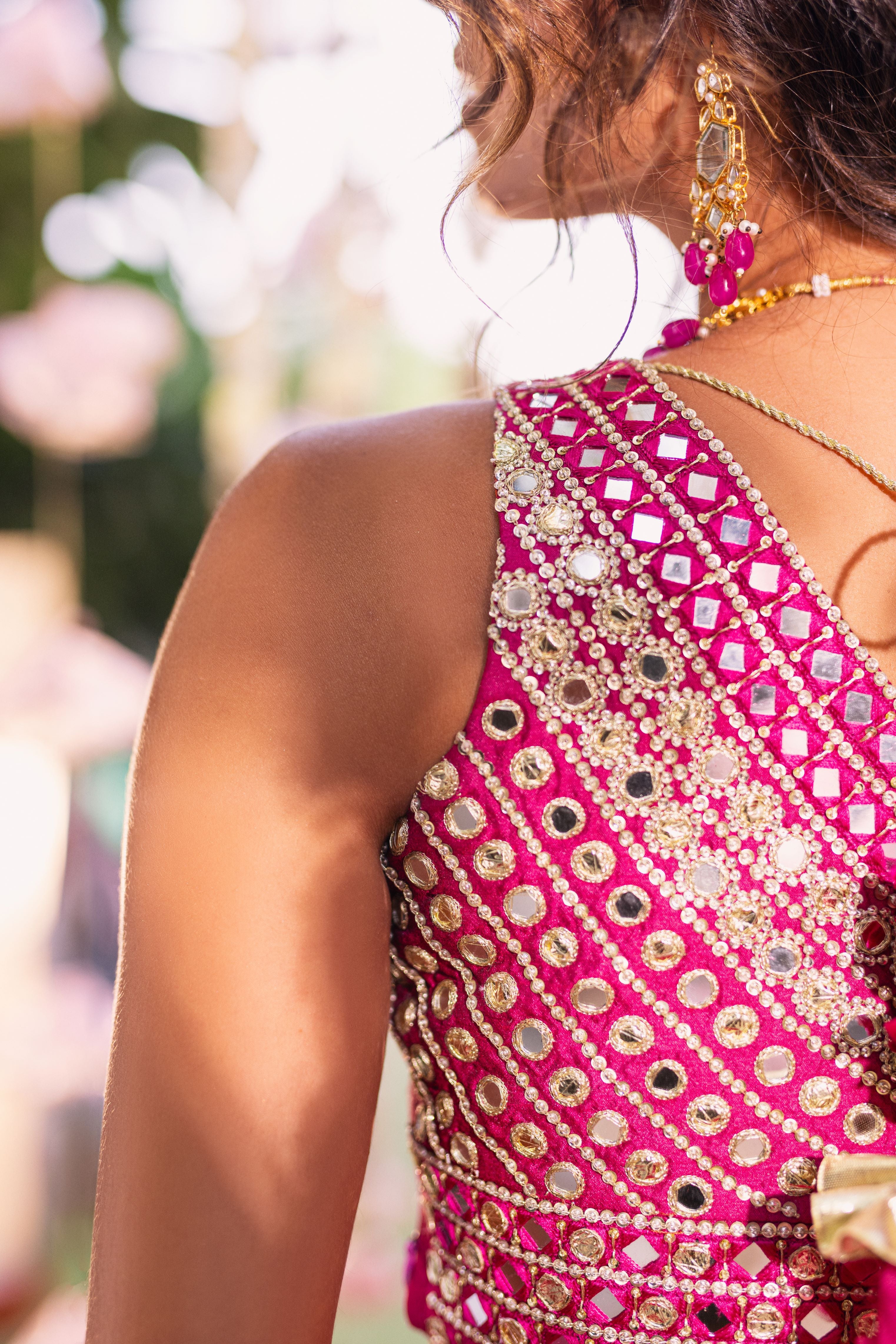 Amaani Mirror Lengha & Choli – Mia & Mila Luxury