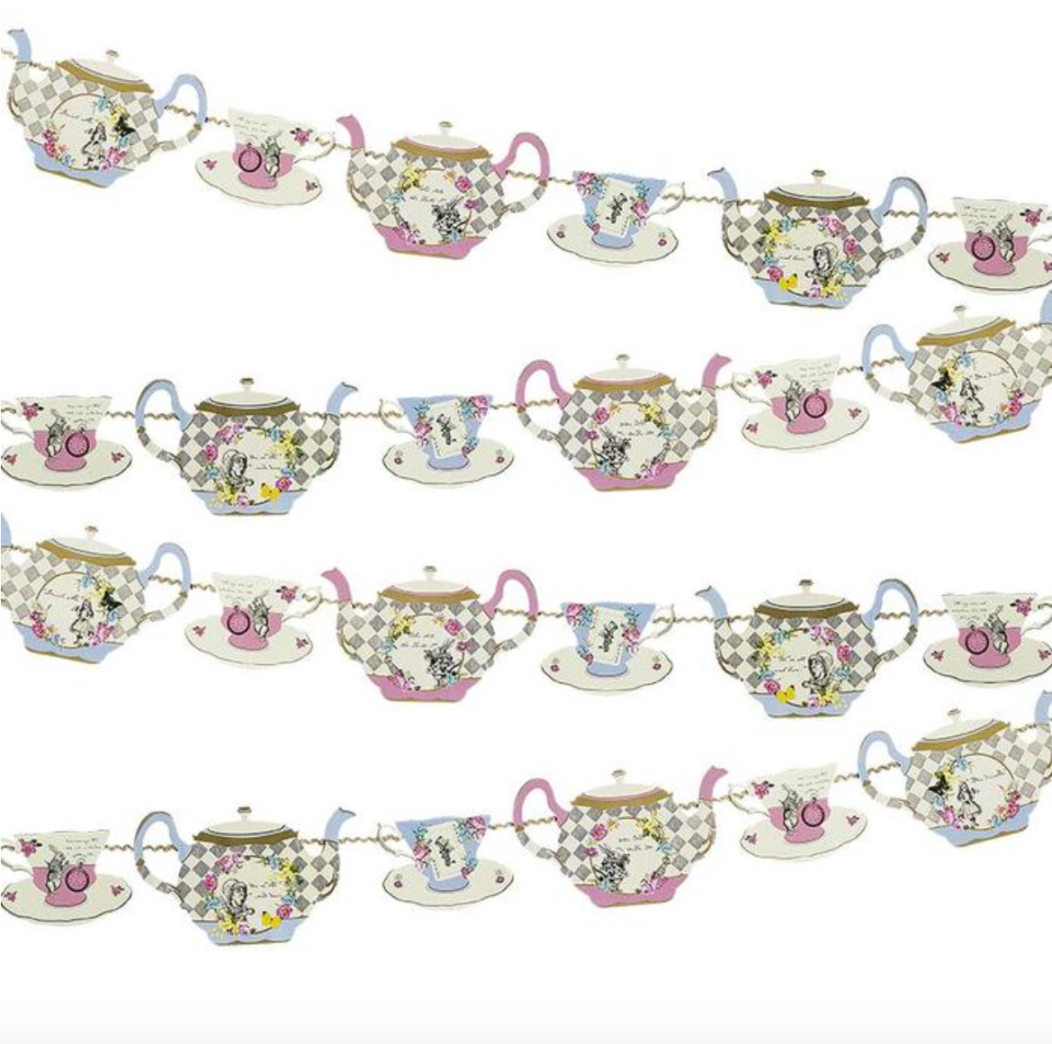 Truly Alice Teapot Bunting – Mia & Mila Luxury
